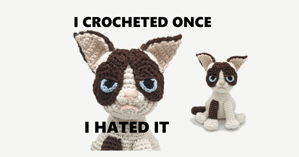 Crochet Grumpy Cat - trishagurumi
