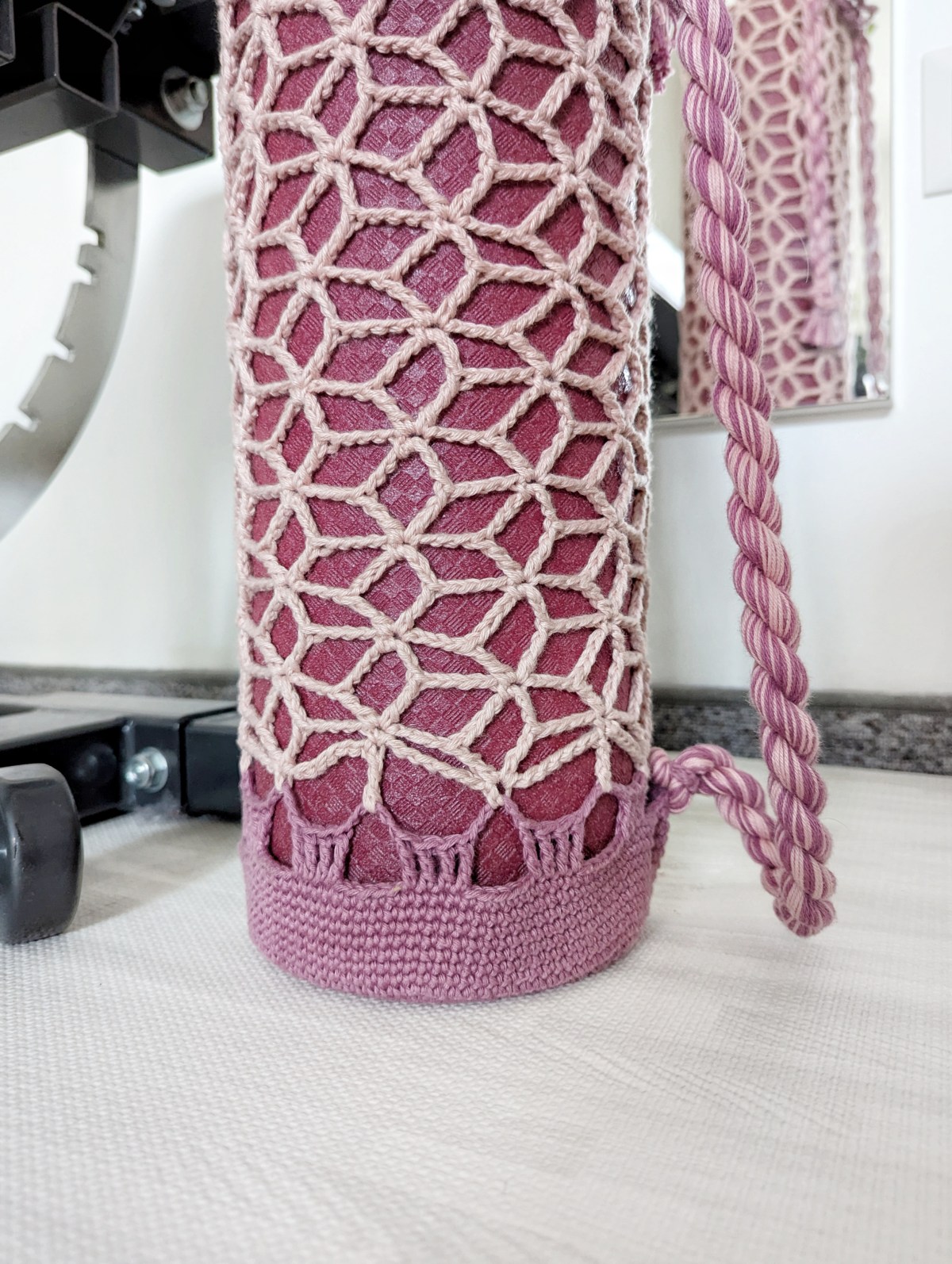 Crochet Yoga Mat Bag - Free Pattern - trishagurumi
