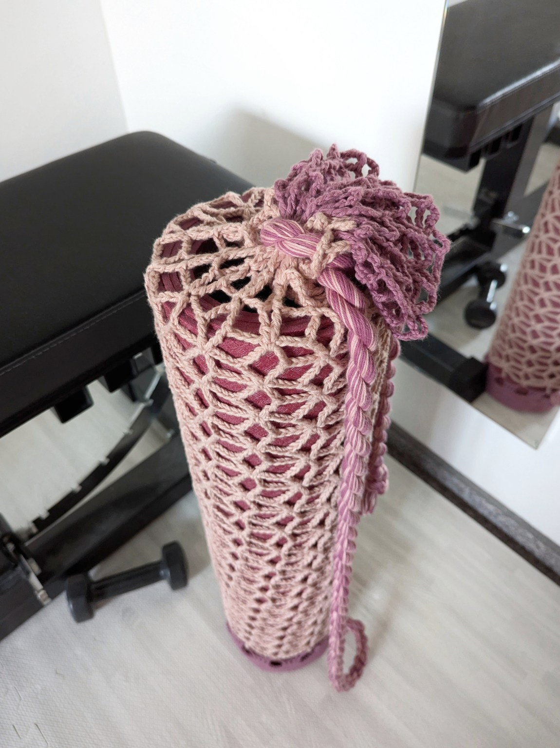 Crochet Yoga Mat Bag - Free Pattern - trishagurumi